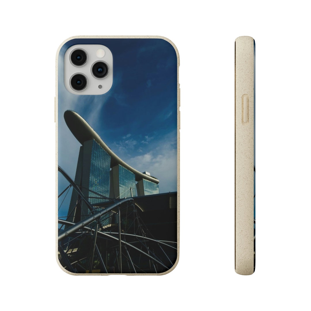 Marina Bay Sands Singapore - Biodegradable Phone Cases - Etsy