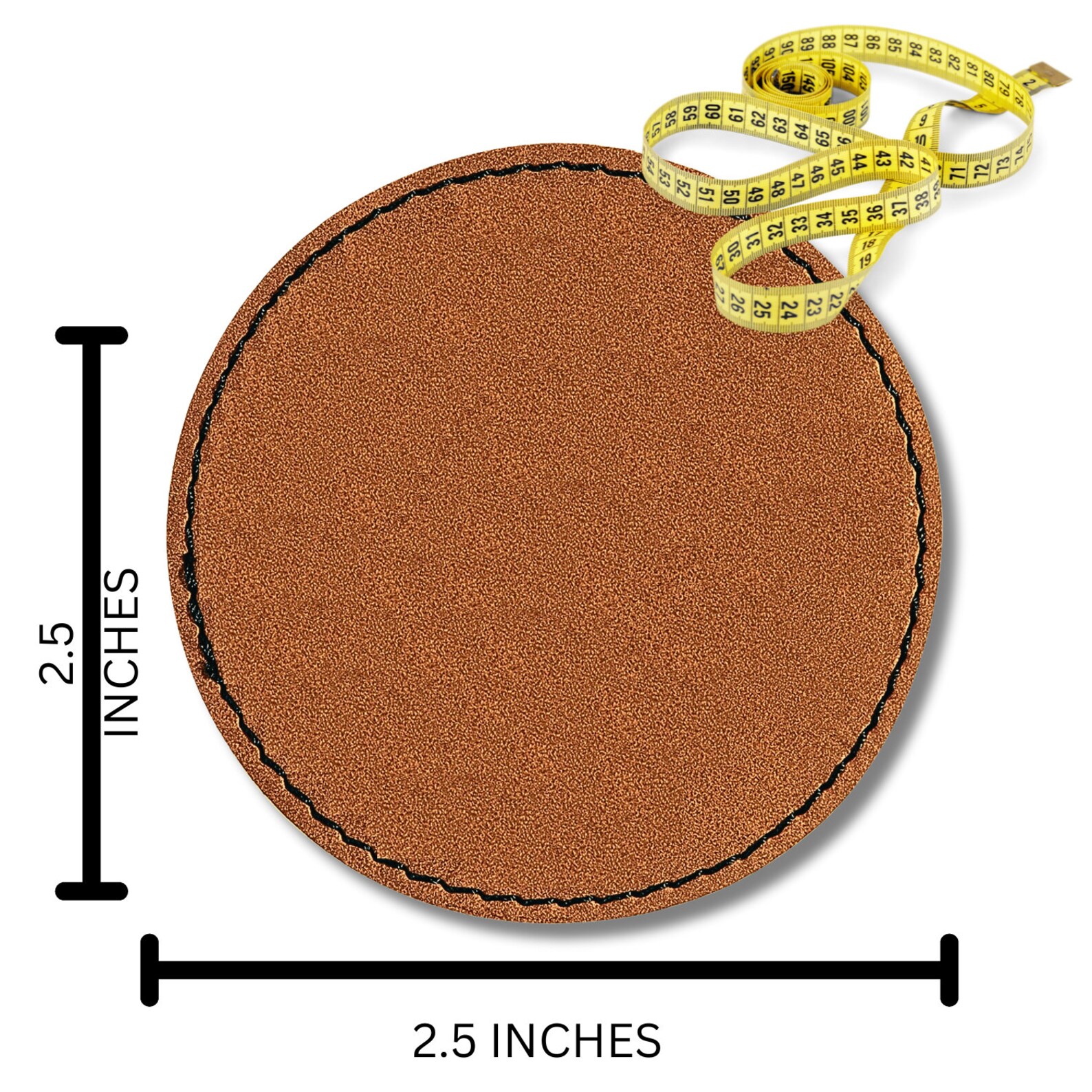 Blank Leather Hat Patches, Laserable Leatherette Patch With Adhesive ...