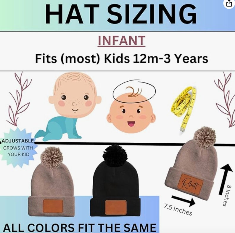 Personalized Baby Beanie Custom Baby Beanie Custom Baby Hat ...