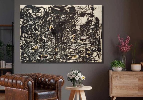 Jackson Pollock Yellow Islands