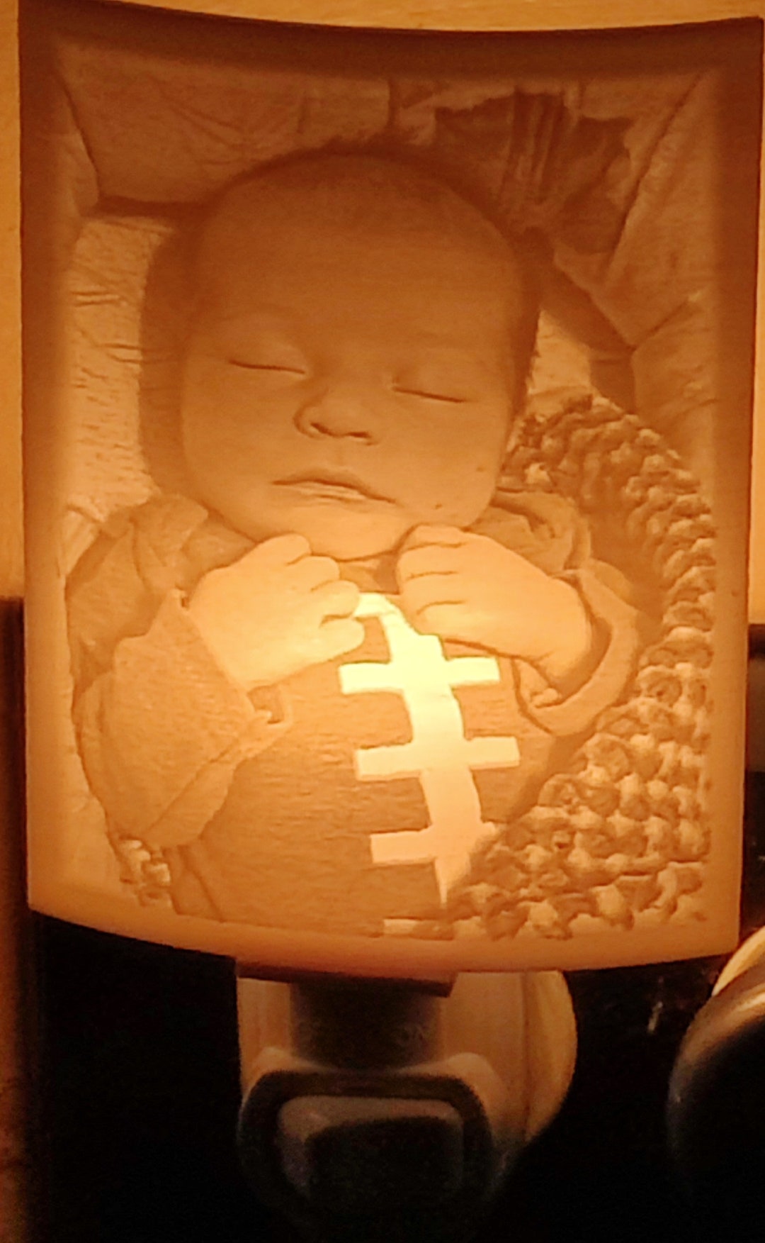 Custom 3D Printed Lithophane Night Light - Etsy
