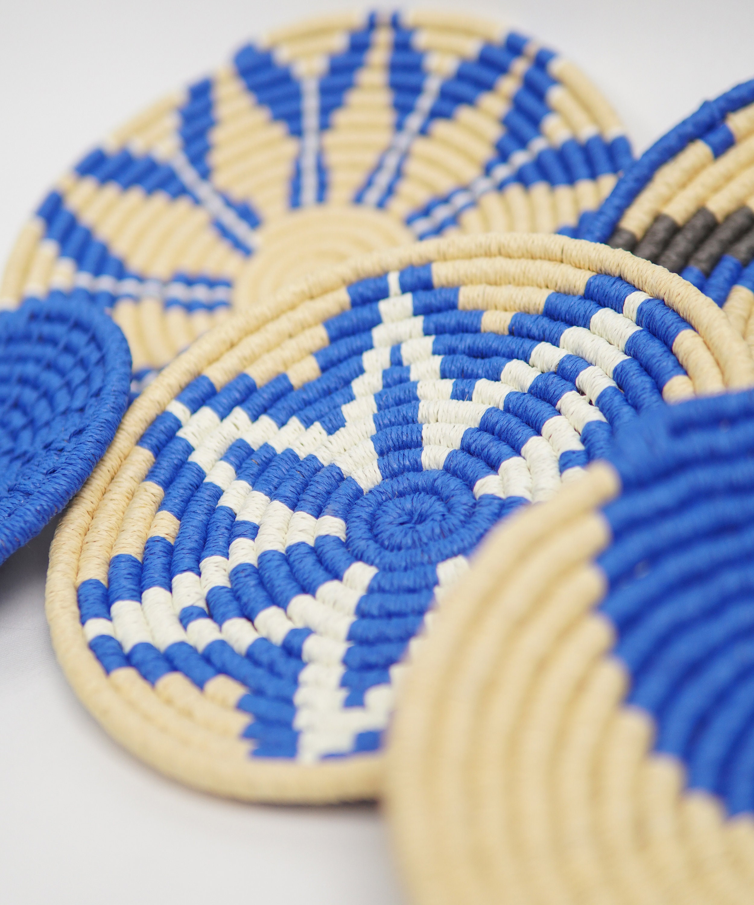 Set of 5 African Wall Plates, Boho Wall Art Decor, Decorative Plates ...