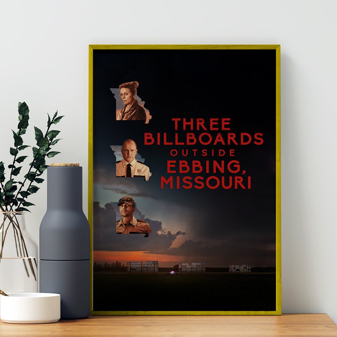 Three Billboards Outside Poster Waterproof Canvas Film - Etsy