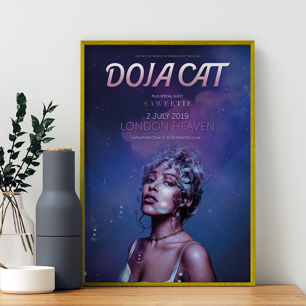 Doja Cat Poster, Wall Art, Room Decor, Home Decor, Art Poster Gifts ...