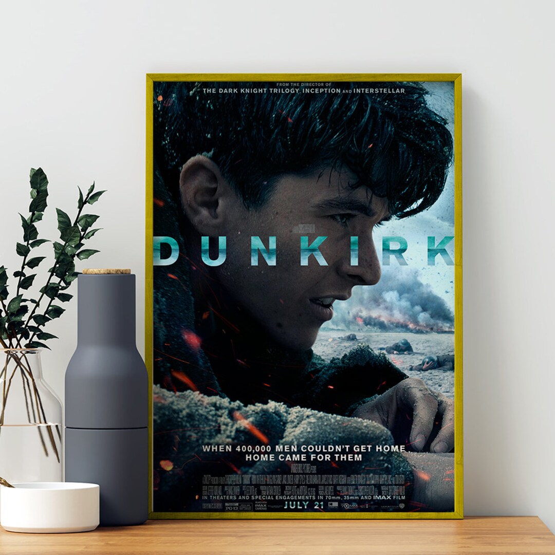 Dunkirk Poster Christopher Nolan Wall Art Wall Decor Movie - Etsy