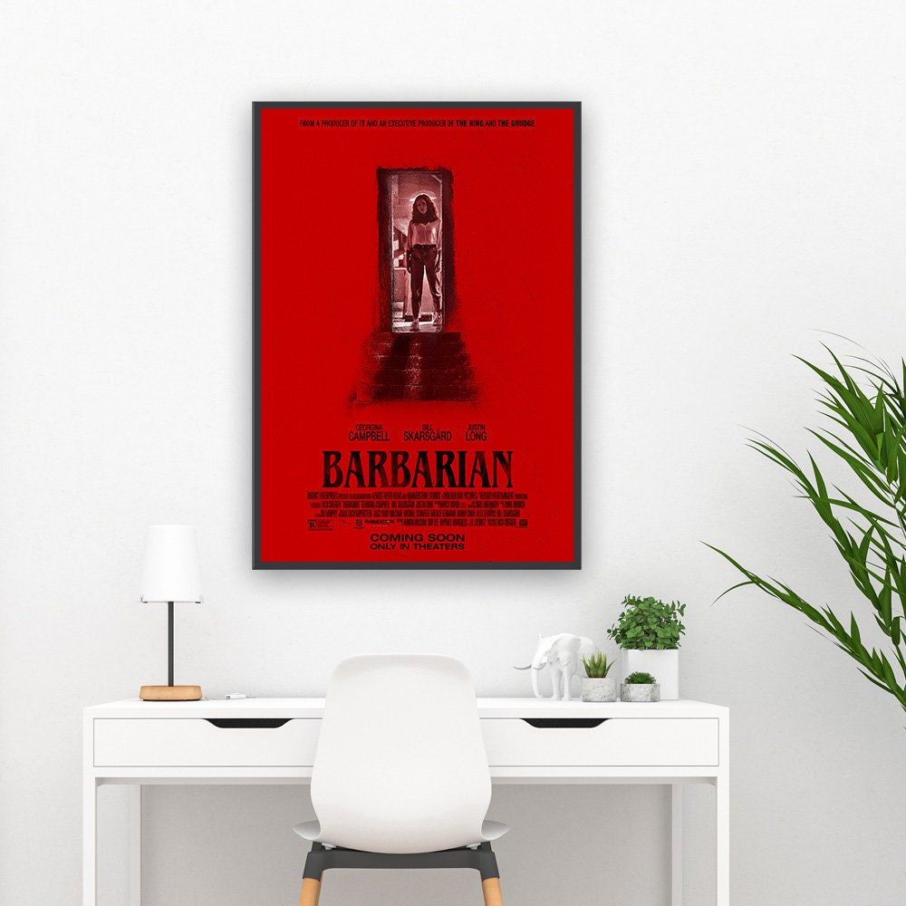 Barbarian Movie Poster High Quality Canvas Art Print Room Decoration ...