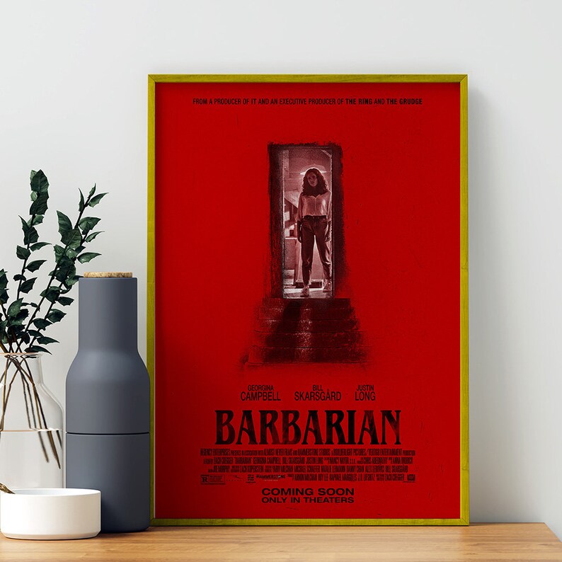 Barbarian Movie Poster High Quality Canvas Art Print Room Decoration ...