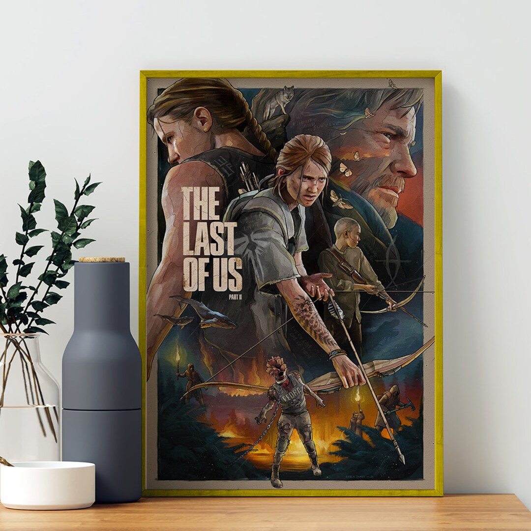 The Last of Us Movie Poster High Quality Canvas Art Print Room ...