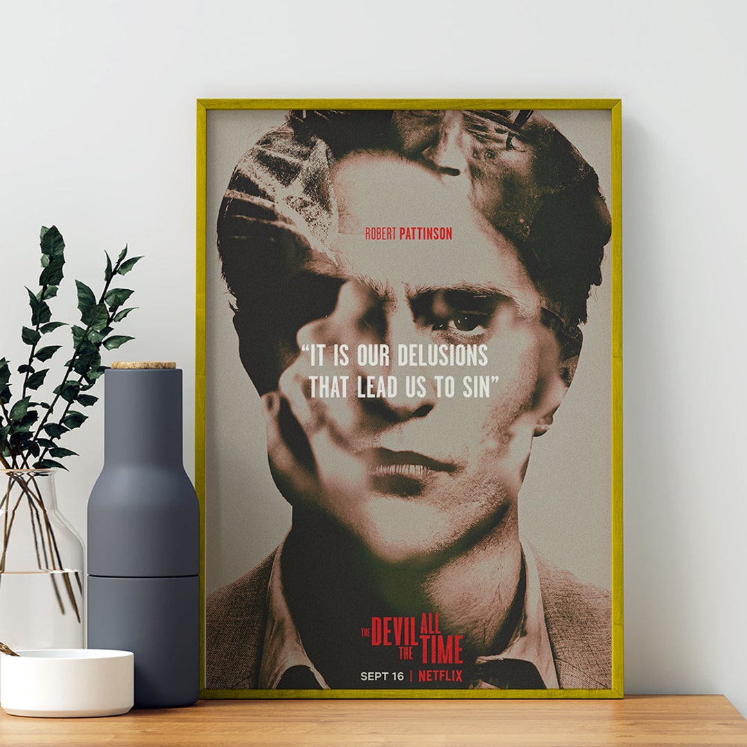 The Devil All the Time Movie Poster Vintage Retro Art Print - Etsy