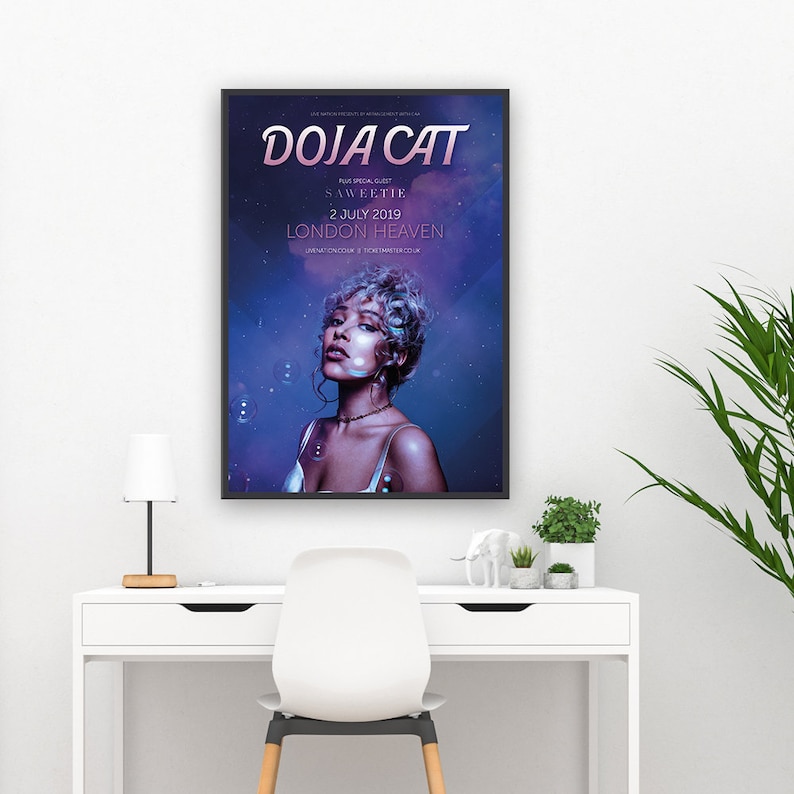 Doja Cat Poster, Wall Art, Room Decor, Home Decor, Art Poster Gifts ...