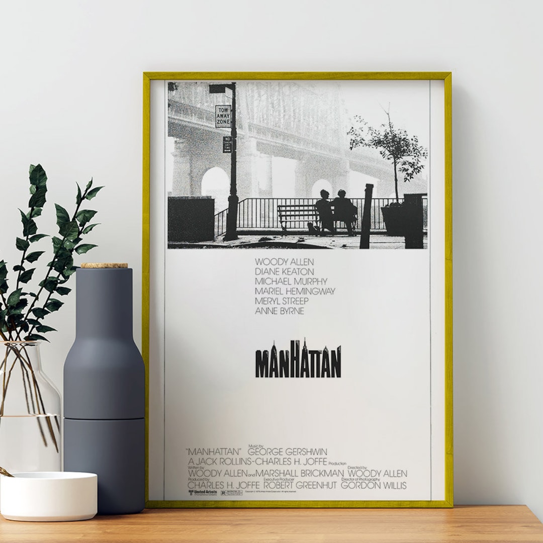 Manhattan Movie Poster Film Print Wall Art for Living Room - Etsy UK
