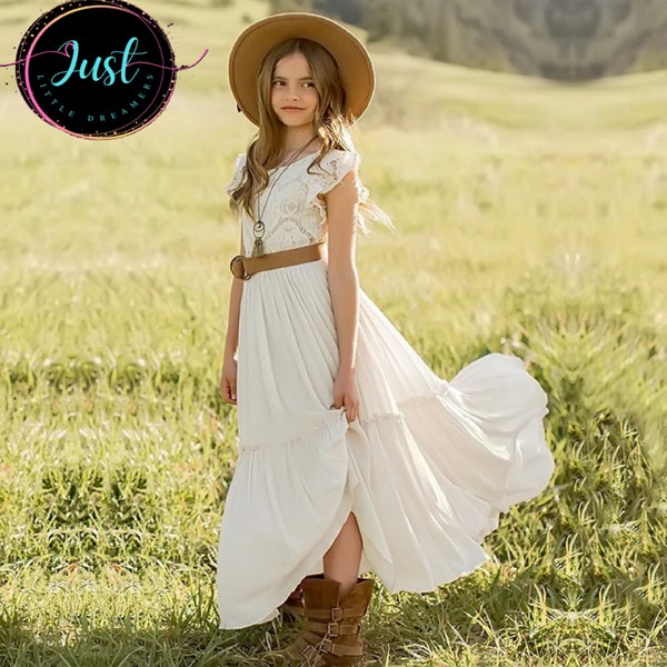 Boho Girls Dress - Etsy