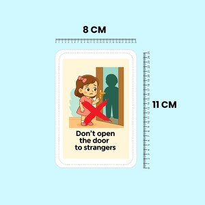 Weekly Home Safety Flashcards for Kids – 7 Educational Printable Cards ...