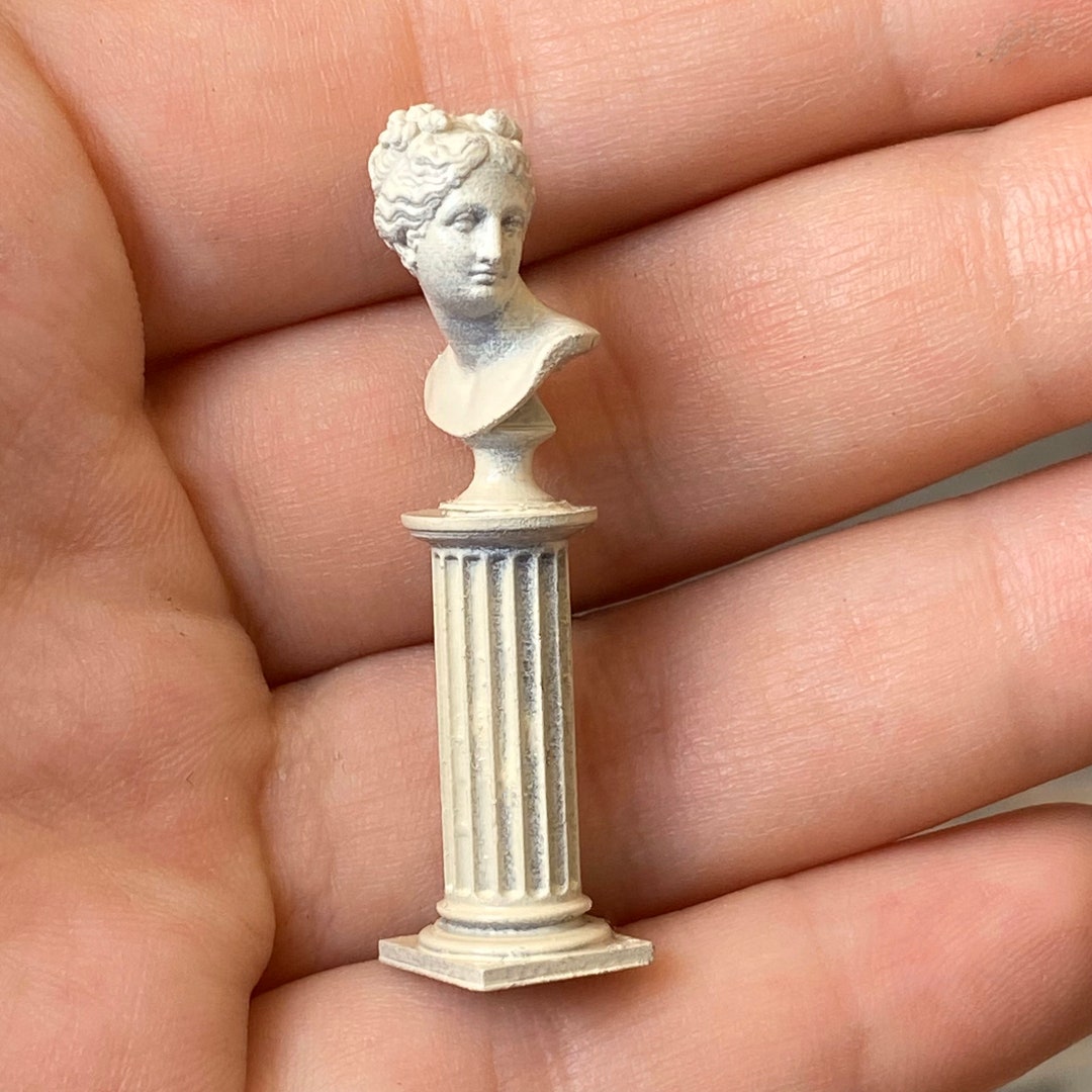 1:35 Scale, Miniature Ancient Marble Bust of Venus With Its Base - Etsy