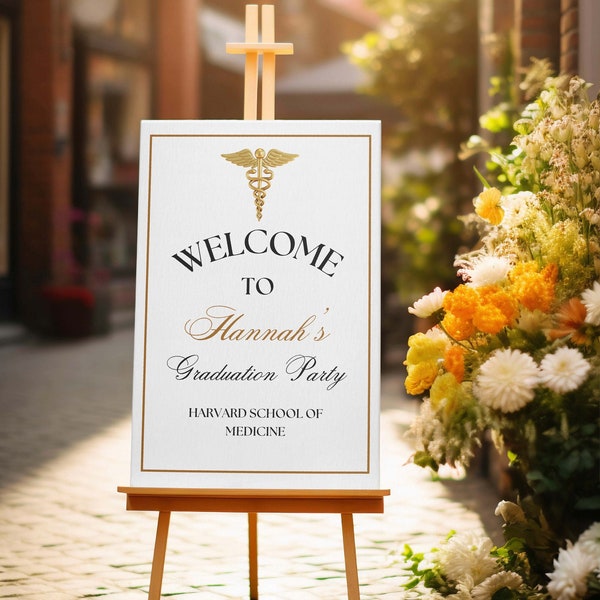 Medical School Grad Sign - Etsy