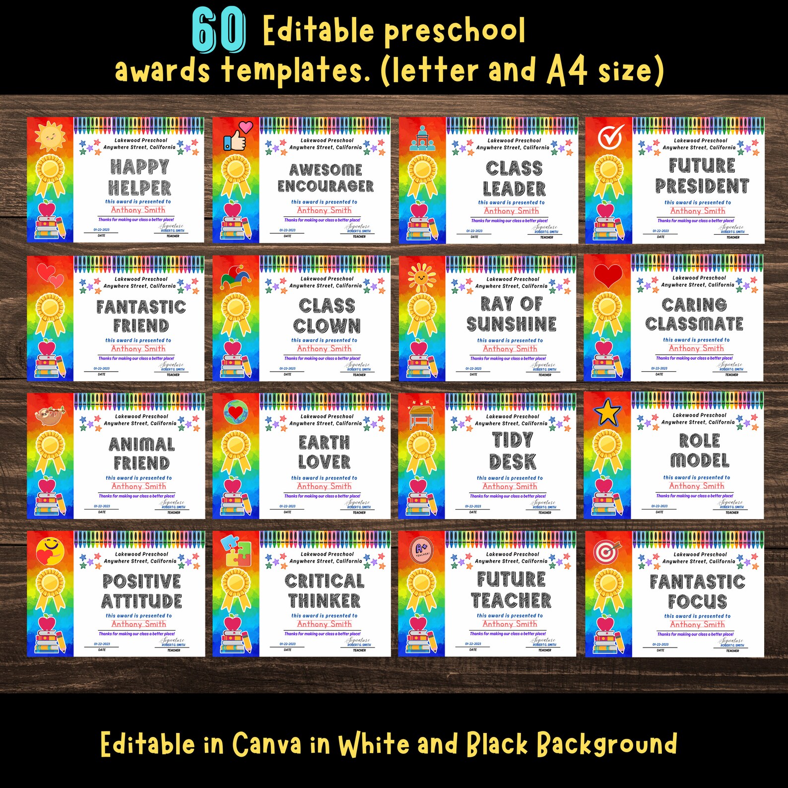 Preschool Graduation Invitation Graduate Keepsake Diploma Awards ...