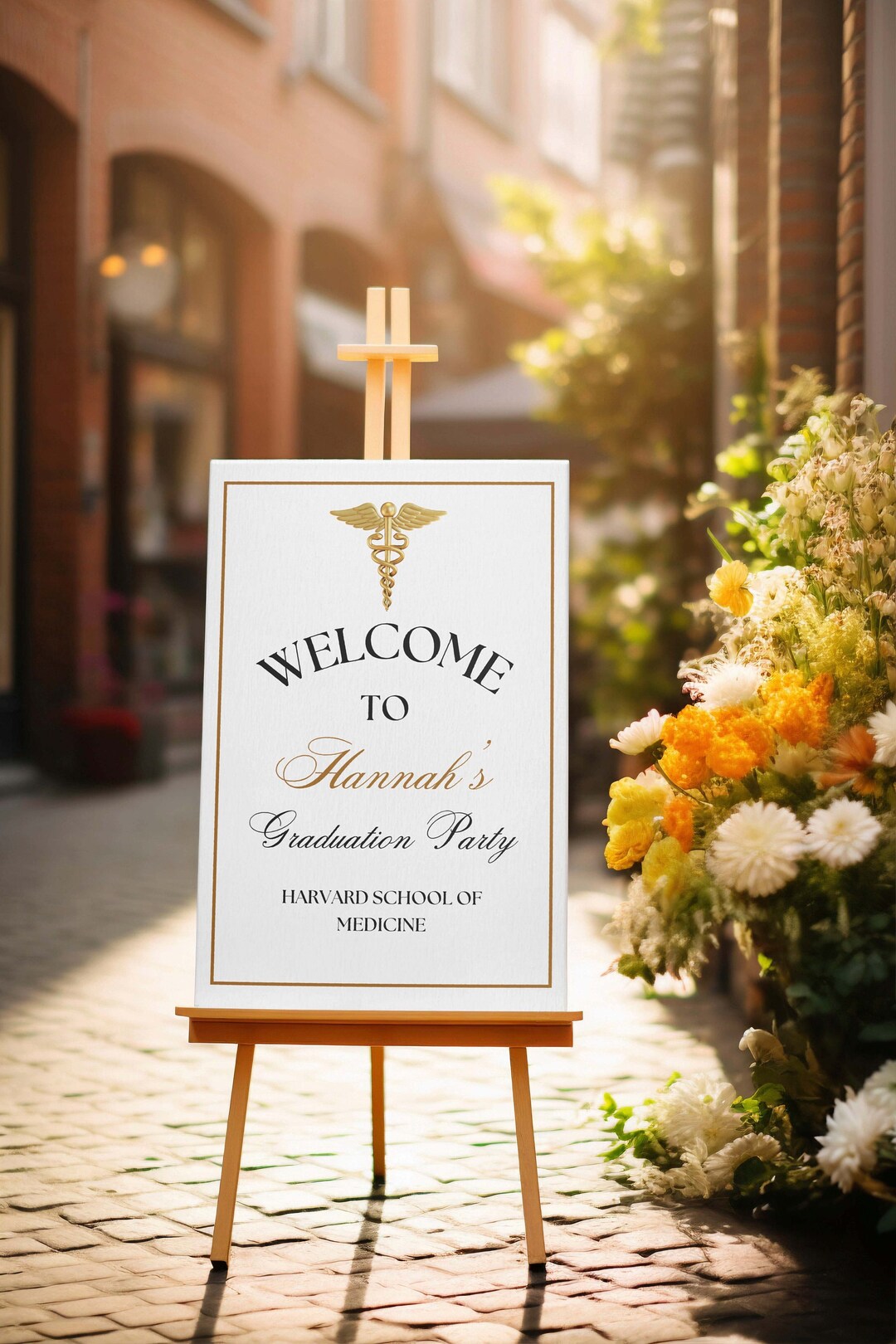Medical School Graduation Party Welcome Sign Grad Party Decor Made to ...