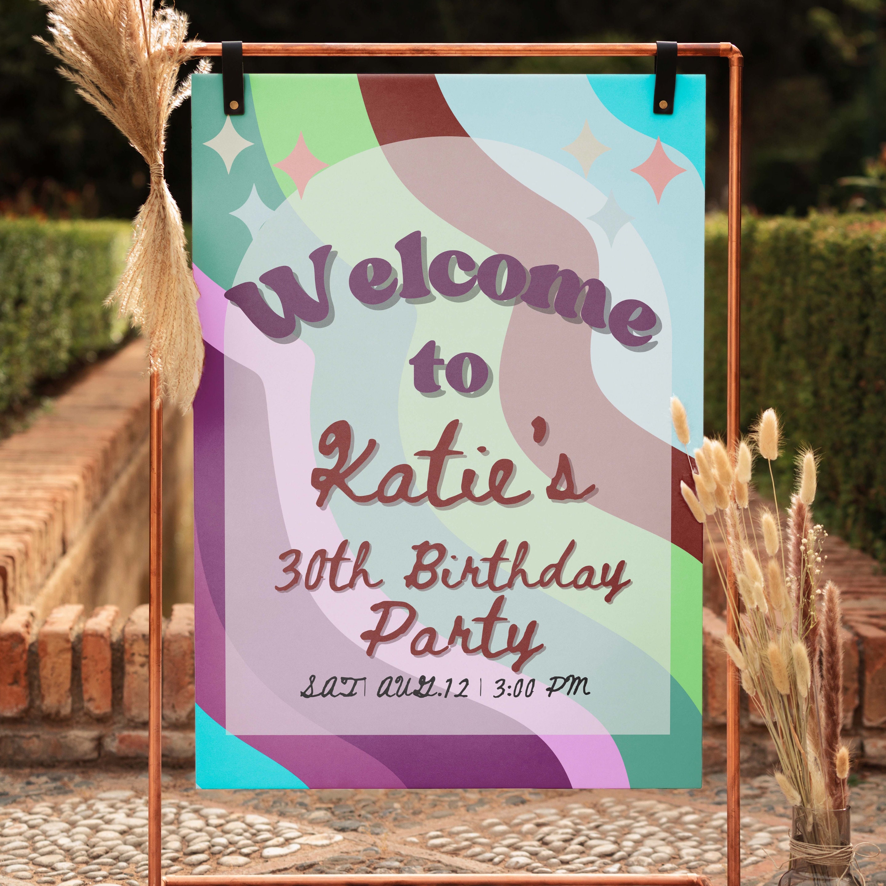 13 Going on 30 Welcome Sign Template Party Decoration Editable Signage ...