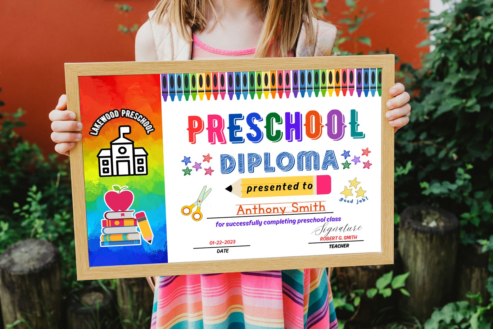 Preschool Graduation Invitation Graduate Keepsake Diploma Awards ...