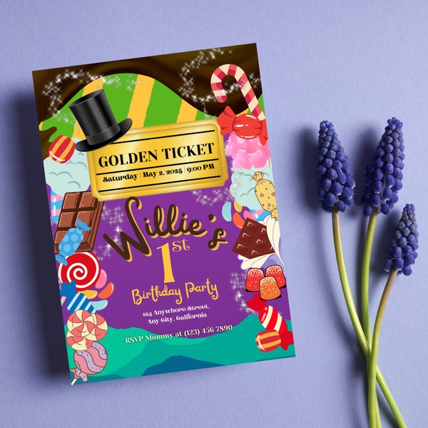 Charlie and the Chocolate Factory Party - Etsy