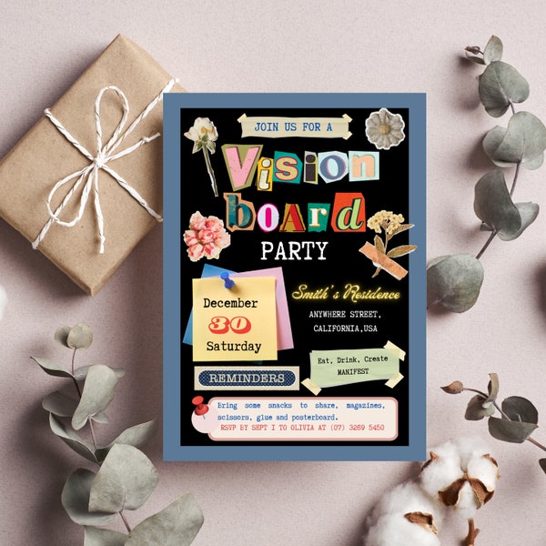 Vision Board Party - Etsy