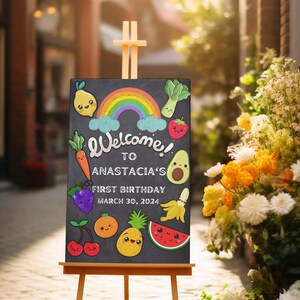 Dancing Fruits Birthday Party Decorations Kawaii Fruits Bday Deco ...