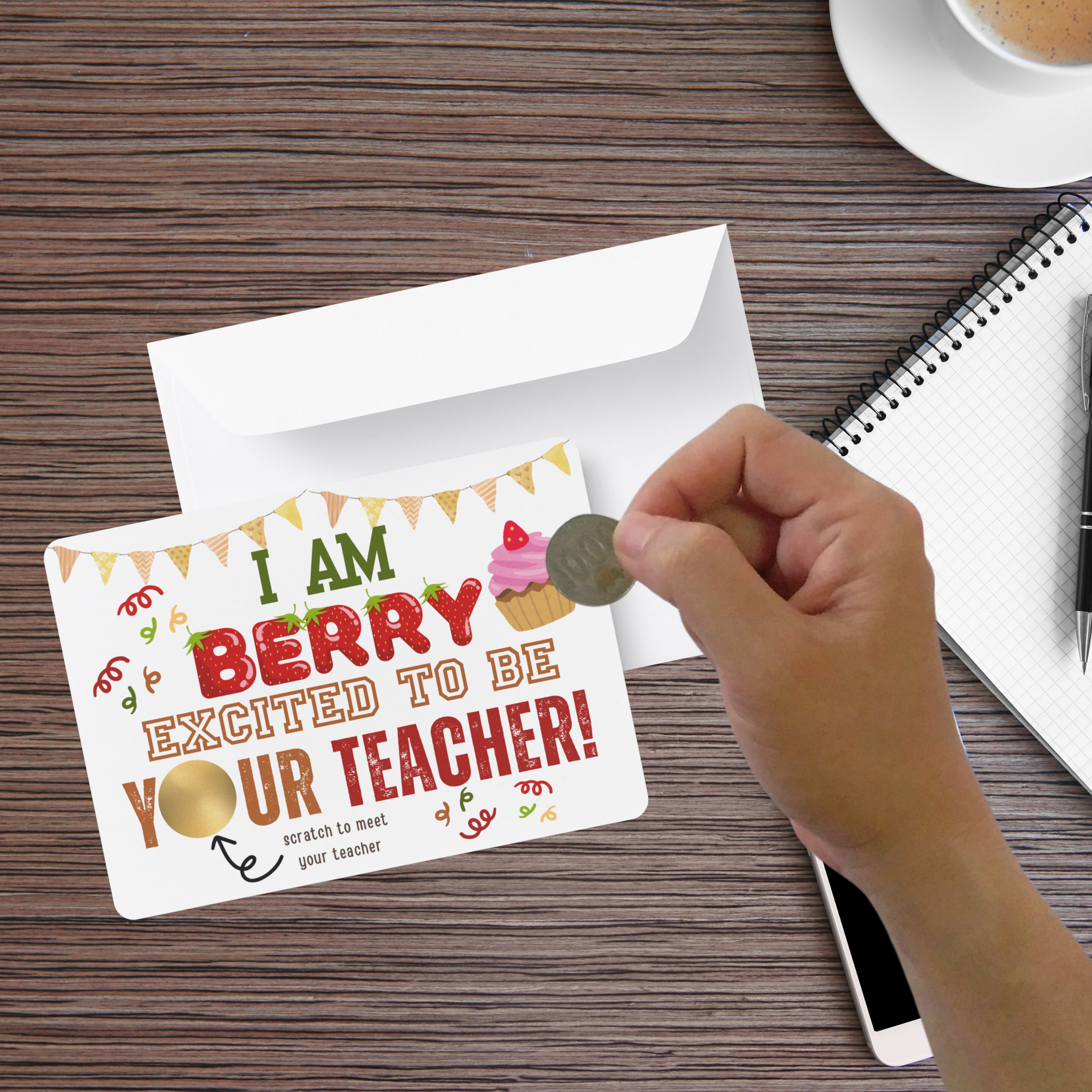Meet the Teacher Scratch off Postcard Editable Template Back to School ...