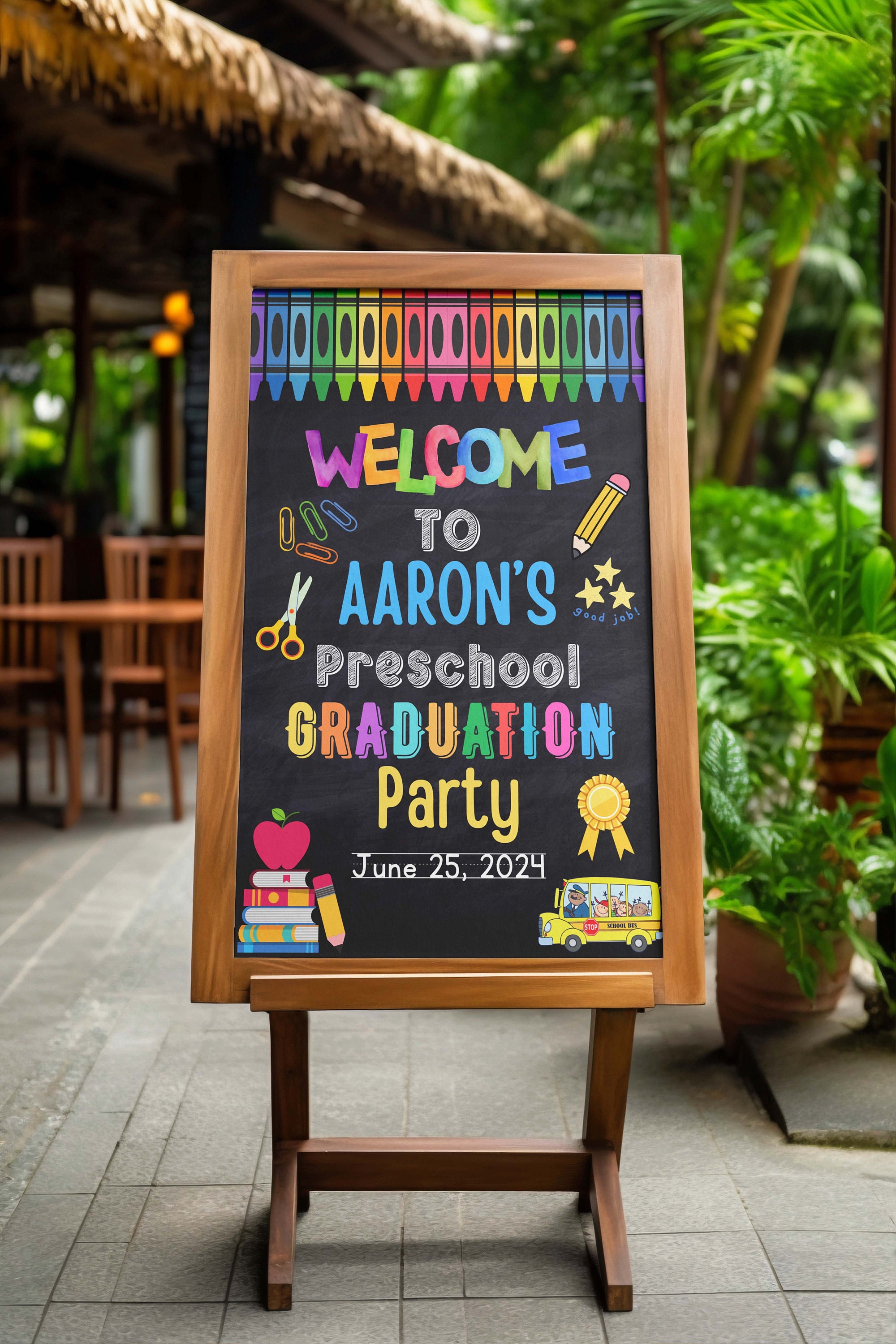 Preschool Graduation Party Decorations Welcome Sign Made to Order ...