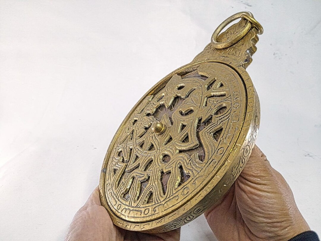 Brass Arabic Astrolabe Maritime Navigational Astrological Calendar ...