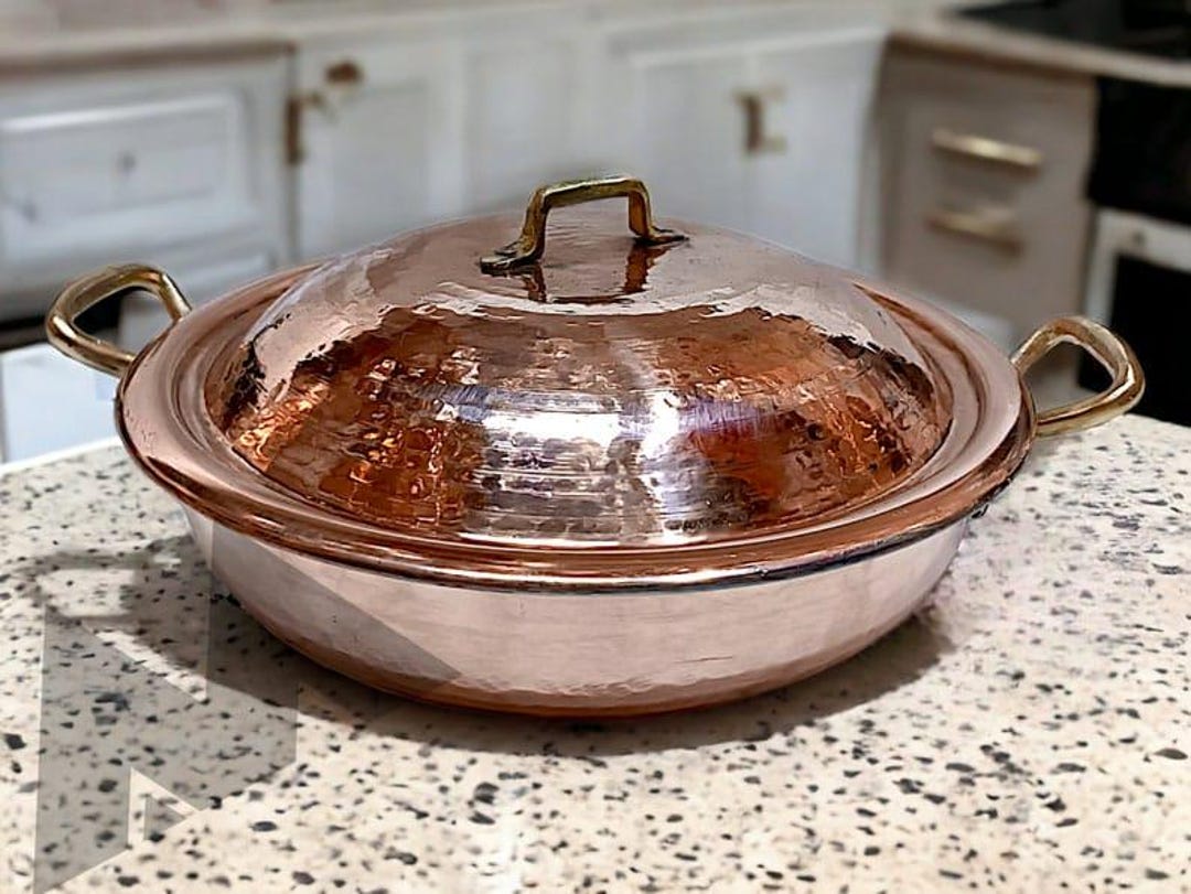 Copper Pan Set - Antique Copper Pans - Antique Copper Pot - Copper Pot ...