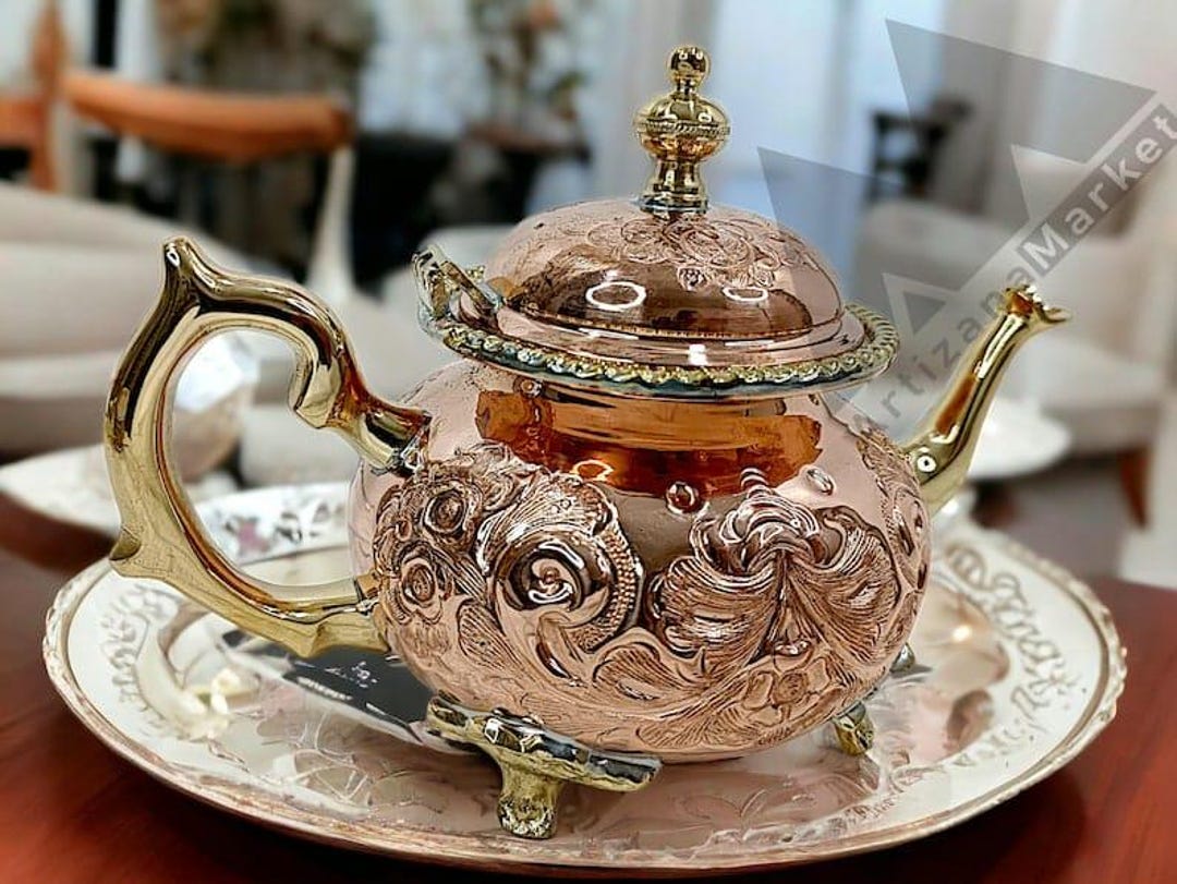 Tray Tea Set-tea Tray Tray Table Unique Tray Vintage Silver Tray Boot ...