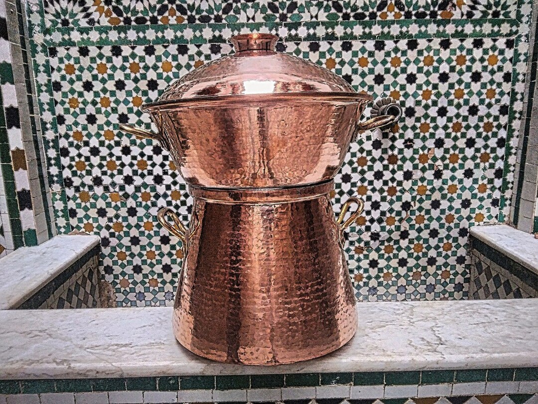 Pots and Pans Cookware Moroccan Steamer Pot Cookware Couscoussier ...