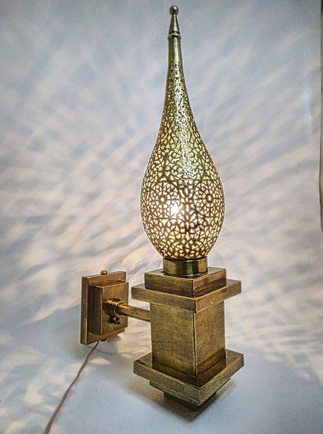 Moorish Wall Sconce Lamps ,morocco Lamp , Mid Century Lamp ,turkish ...