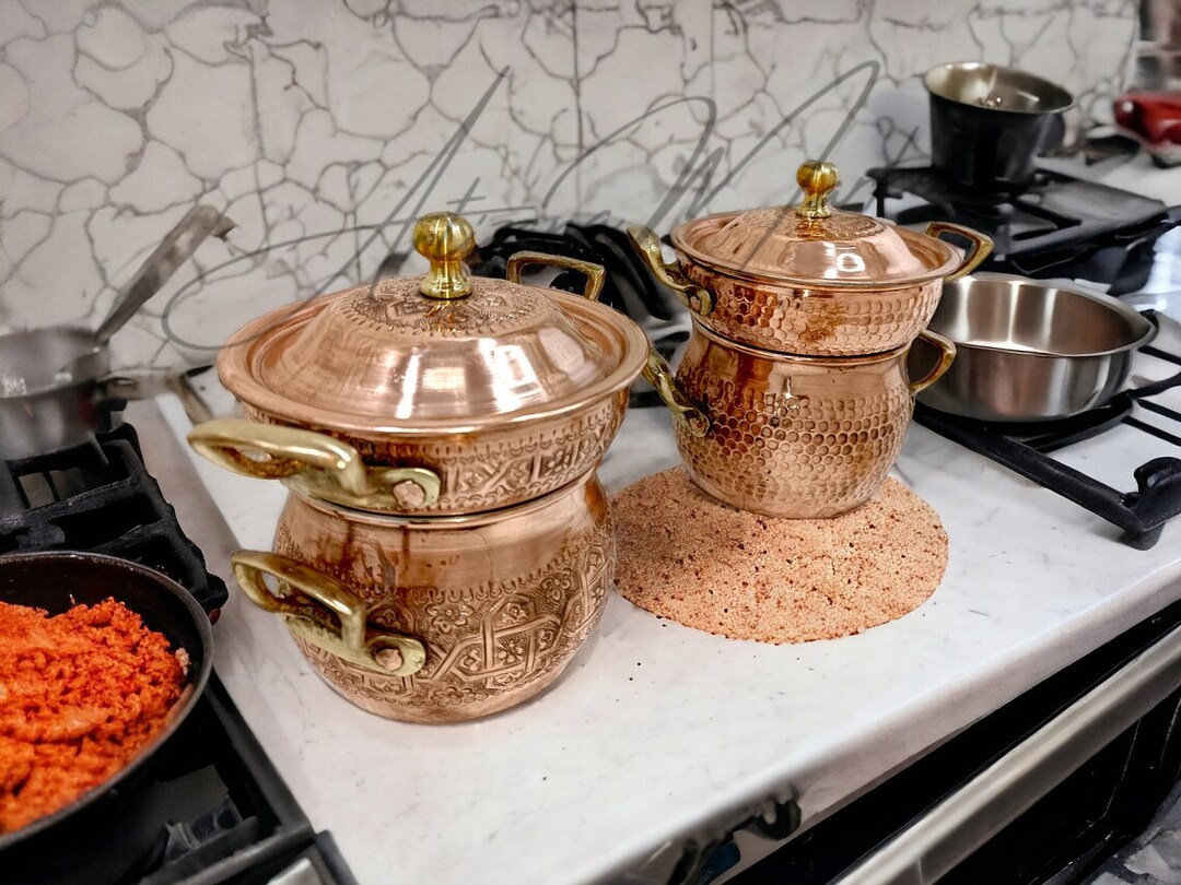 Moroccan Handmade Copper Couscous Maker Steamer Pot , Moroccan Couscous ...