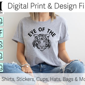 Eye of the Tiger SVG, Gym Shirt SVG, Fitness Shirt Design, Workout ...