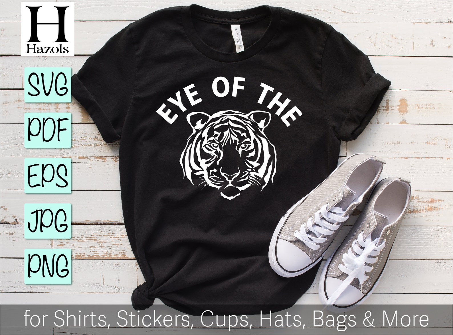 Eye of the Tiger SVG, Gym Shirt SVG, Fitness Shirt Design, Workout ...