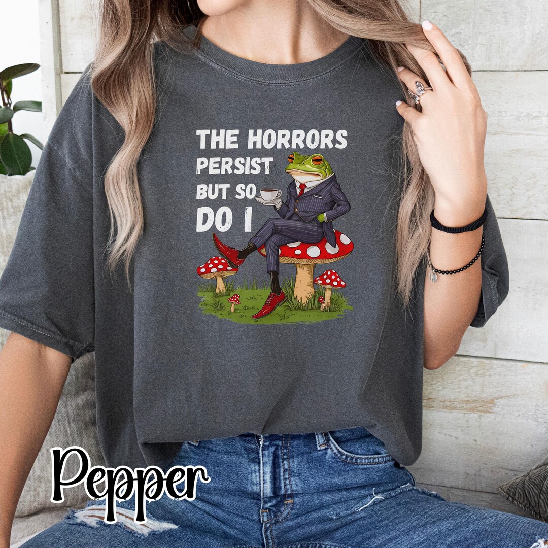 Frog Meme Shirt, the Horrors Frog Shirt, Funny Retro Shirt, Weirdcore ...