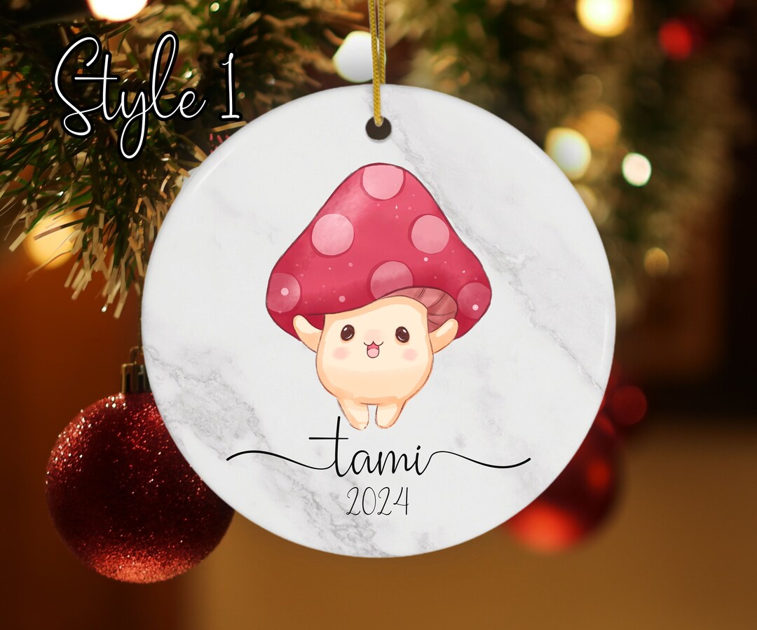 Personalized Christmas Fungi Family Friends Name Ornament Custom ...