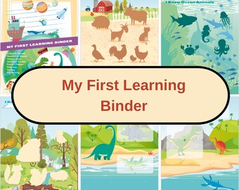 Toddler Busy Book Printable First Learning Binder - Etsy