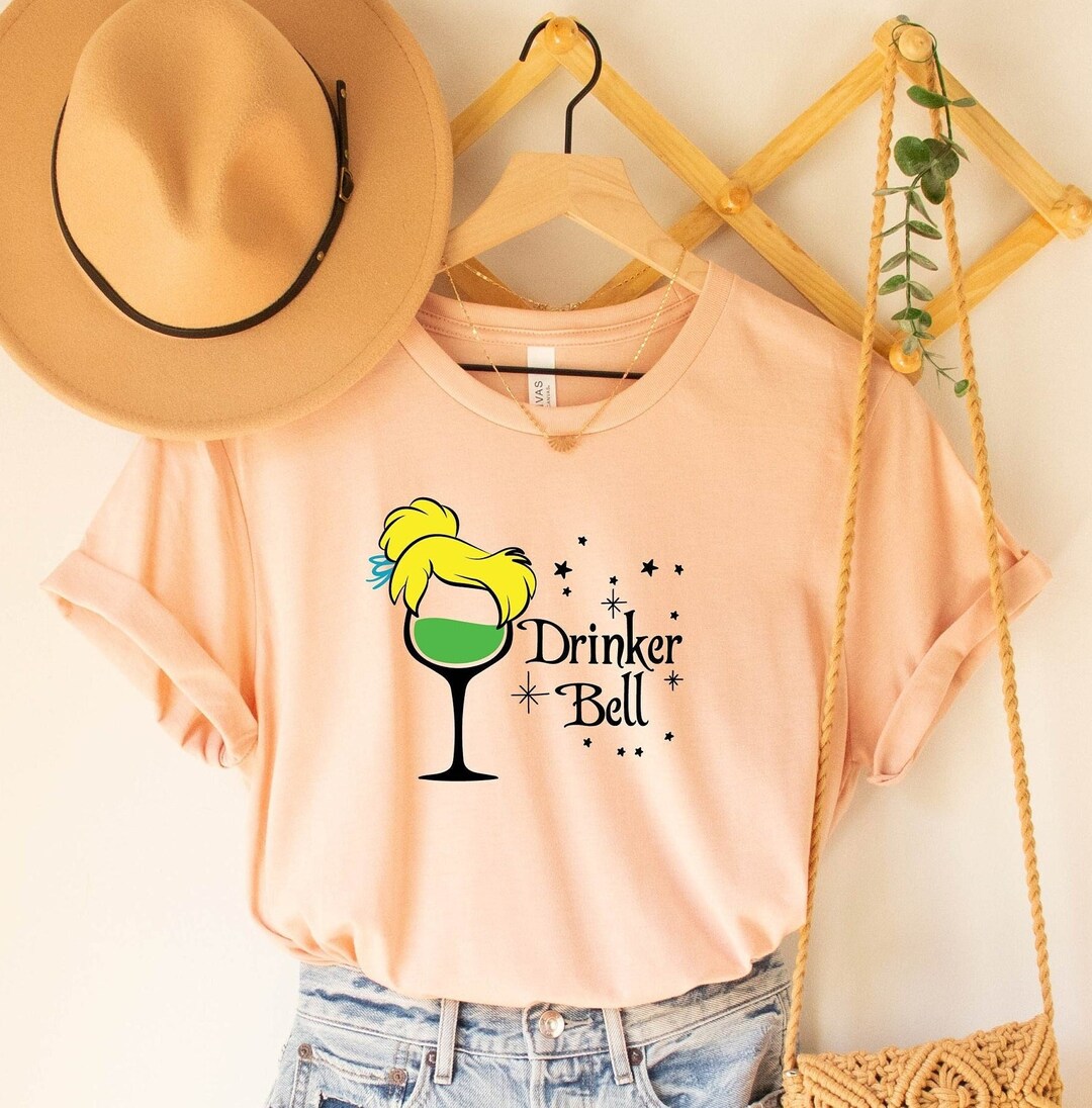 Drinker Bell, Princess Drinking Shirts, Wine Princess Shirts, Disney ...