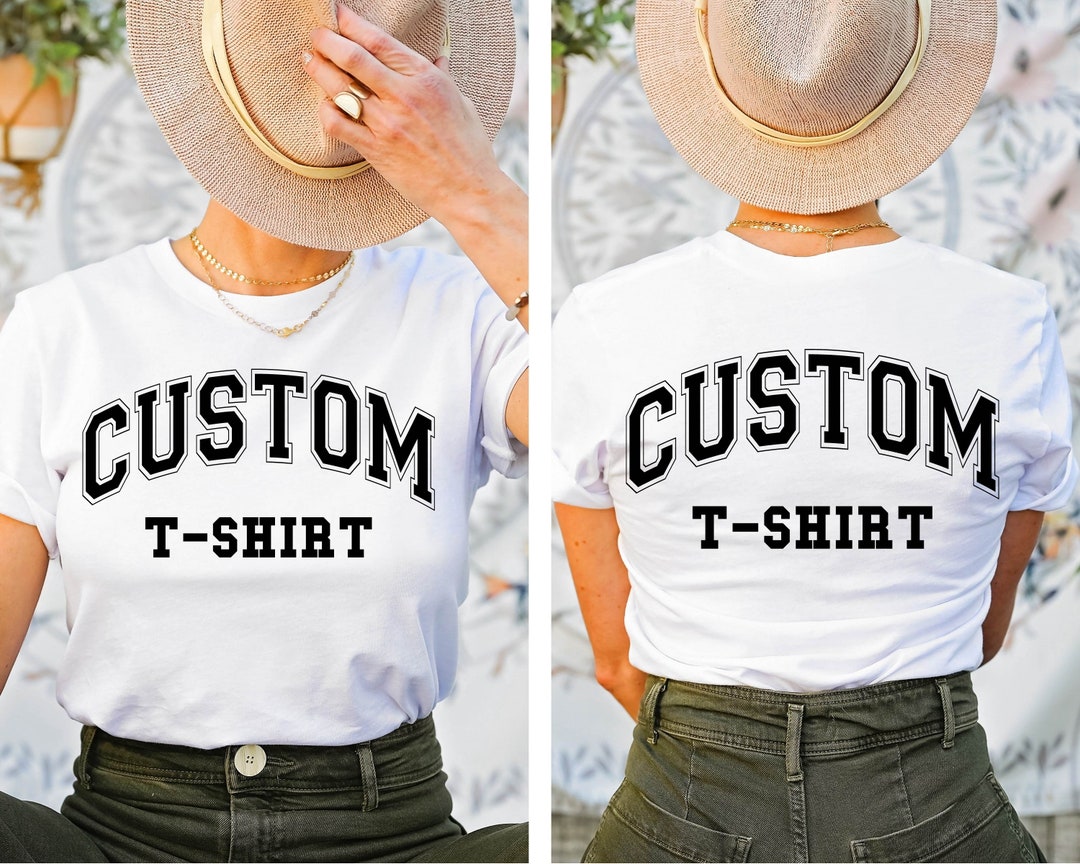 Custom Design Shirt, Customized Shirts, Personalized Shirt, Add Your ...