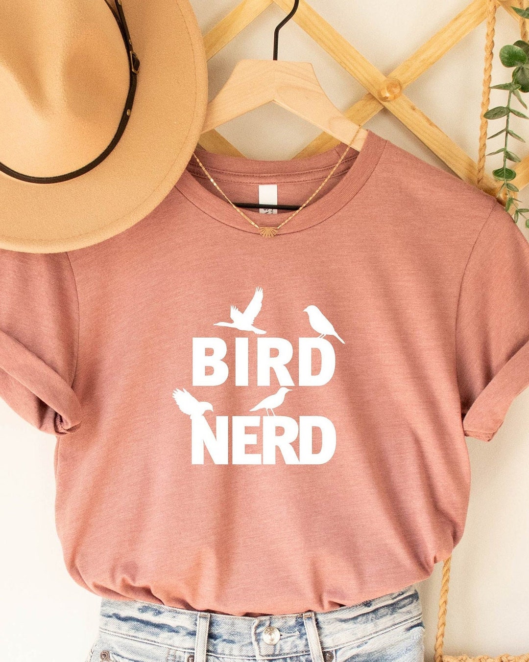 Bird Nerd Birdwatching Lover T-shirt, Gift for Bird Nerd Shirt, Cute ...
