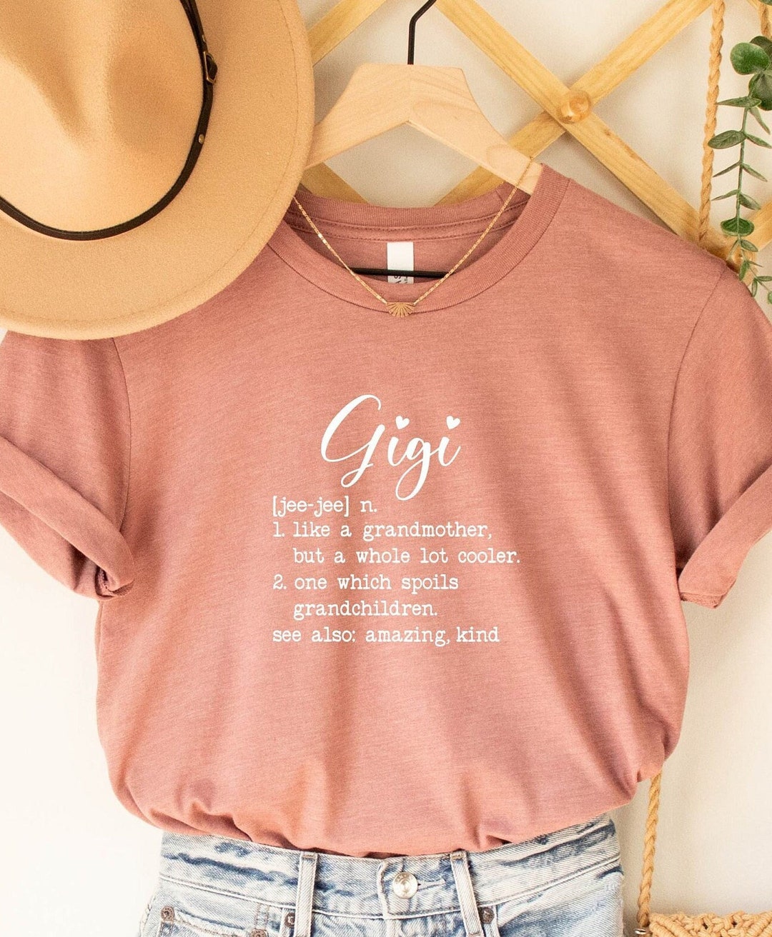 Gigi Definition Shirt, Cute Gigi Tee, Funny Grandmother Shirt, Cool ...