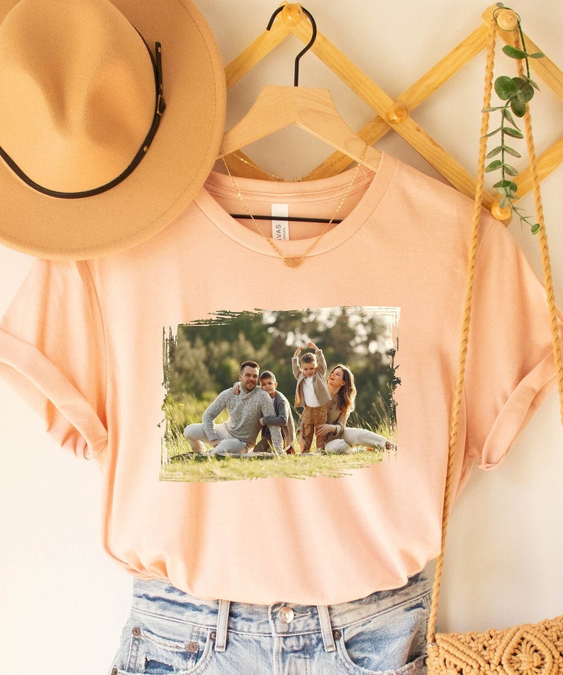Custom Photo T-shirt Picture Family, Personalized T-shirt, Customize ...