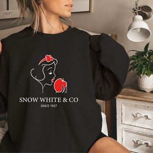 Snow White and Co Sweatshirt, Snow White EST 1937 Sweatshirt, Princess ...
