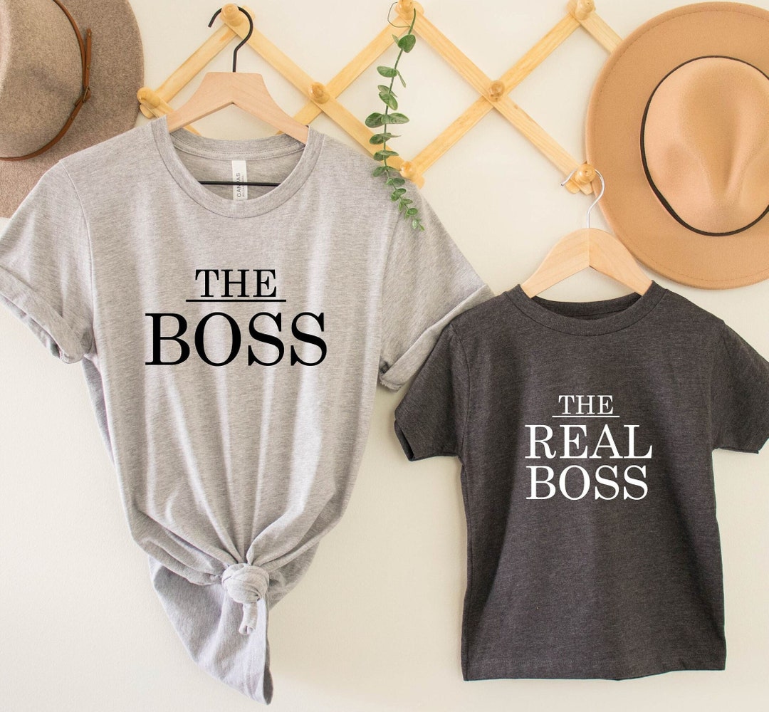 I'm the Boss Shirt, I Am the Real Boss Shirt, Matching Family Shirt ...