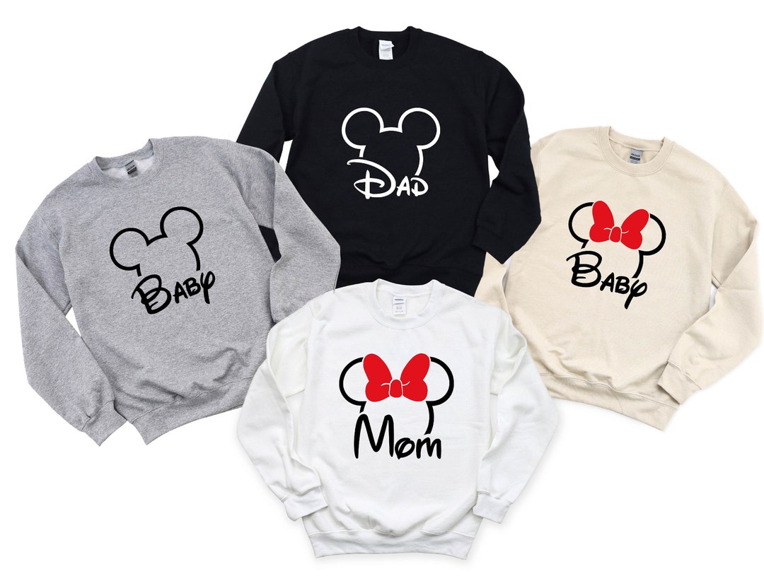Disney Family Matching Sweatshirt Family Mouse Sweatshirt - Etsy