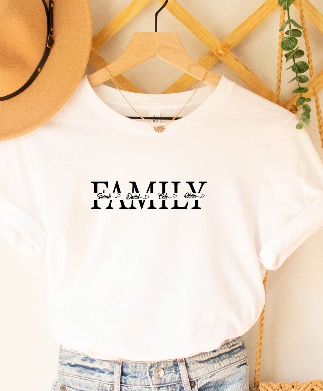 Personalized Family Shirt With Names, Family Reunion Custom Shirt ...