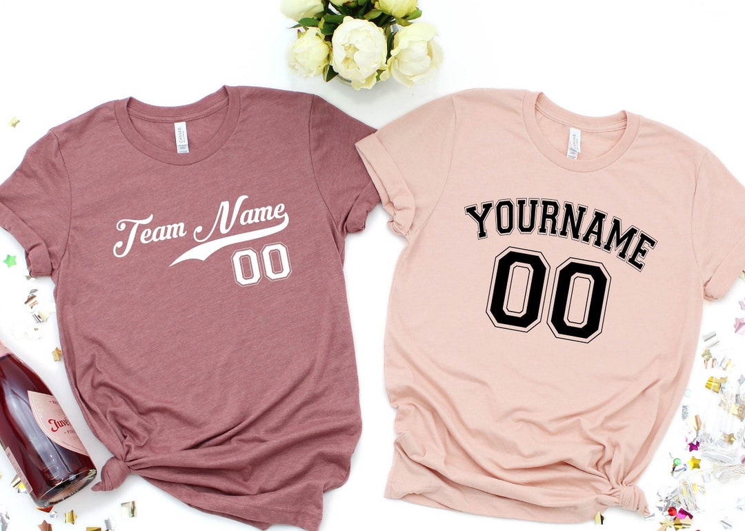 Customized Shirt, Team Name & Number, You Can Add Logo Custom Team or ...