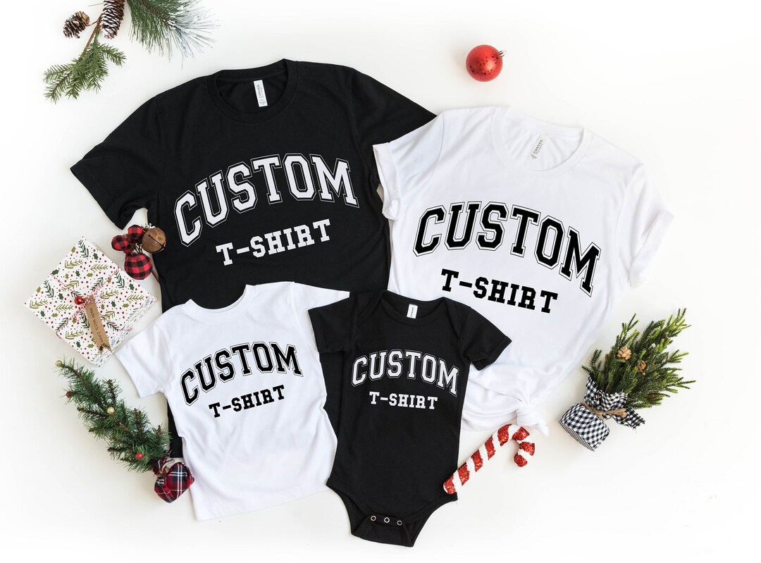 Personalized T-shirt, Custom T-shirts, Custom Shirt, Personalized Shirt ...